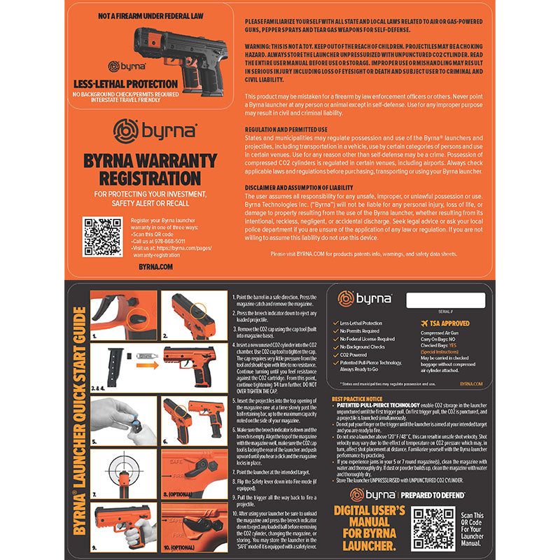 Product Documents - Byrna Canada